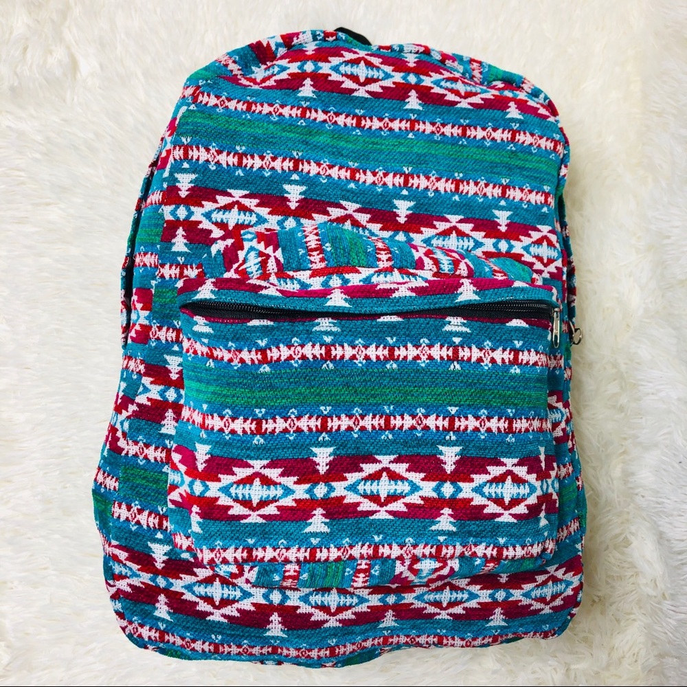 Aztec Design Backpack - Gem